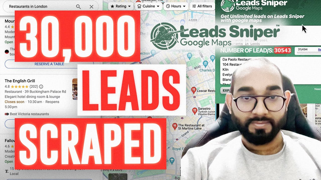 I Extracted 30,000 Leads from Google Maps Using this Email Extractor 🤯