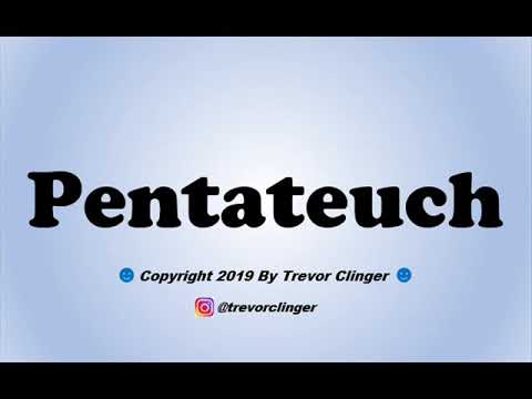 How To Pronounce Pentateuch