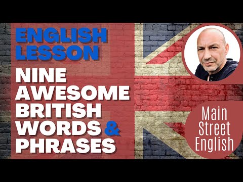 English Lesson ๐ฃ๏ธ๐ฌ๐ง Nine Awesome British Words, Phrases And Example Sentences For ESL Learners ๐ฃ๏ธ๐ฌ๐ง