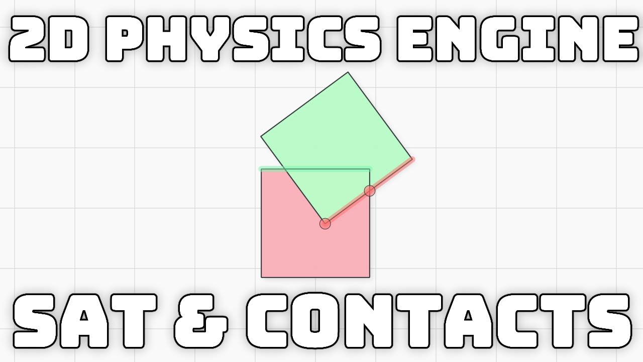 2D Physics Engine Tutorial Part 4/5: Collision Detection with SAT & Contact Generation