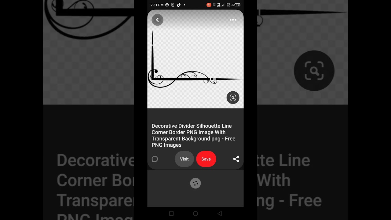 Download from Pinterest HD quality Template,PNG and scroll line for Post ./ Pinterest
