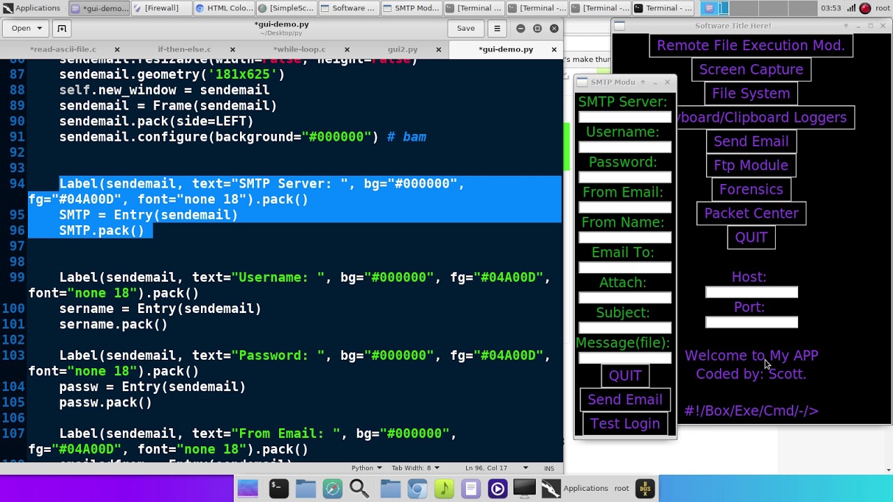 How To Code GUI Boxes In Python And Execute Functions With Buttons Tutorial