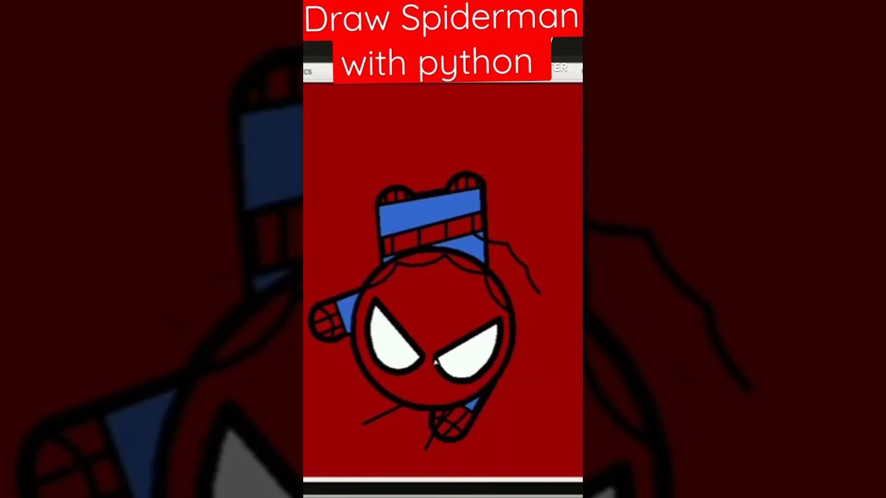 How Can Draw Spiderman with python?