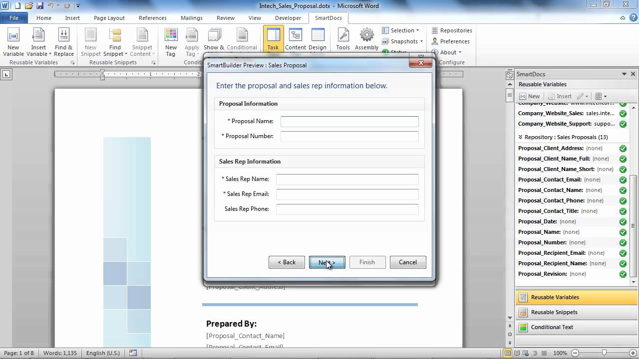 SmartDocs: SmartBuilders Training Overview