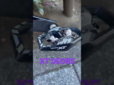 New Shimano XT DEORE Pedals on my Trek Domane SL5