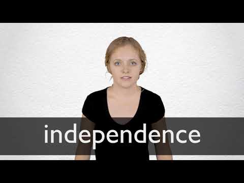 INDEPENDENCE definition and meaning | Collins English Dictionary