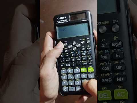 Conversion between rectangular and polar form in casio fx-991ES PLUS