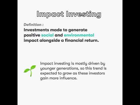 What is impact investing?