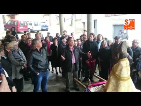 Relaciones a San Blas en Santibañez de la Sierra