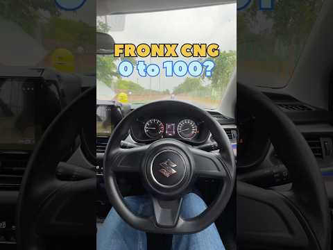 How Fast is Fronx CNG? Real Speed Test #shorts