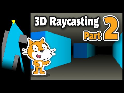 Crazy Simple Raycasting E2 - 🎮 How to make awesome 3d games in Scratch
