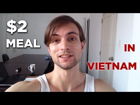 $2 Meal In Vietnam! What Food Can You Get? ( TEFL / Teaching English In Vietnam)