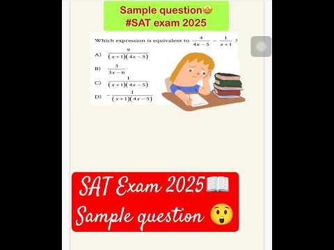 Sat Exam 2025 πSample question πππ¬ππ»ππ»