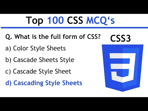 CSS MCQ Questions With Answers