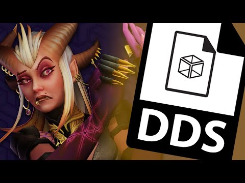 Don't use DDS files in Blender