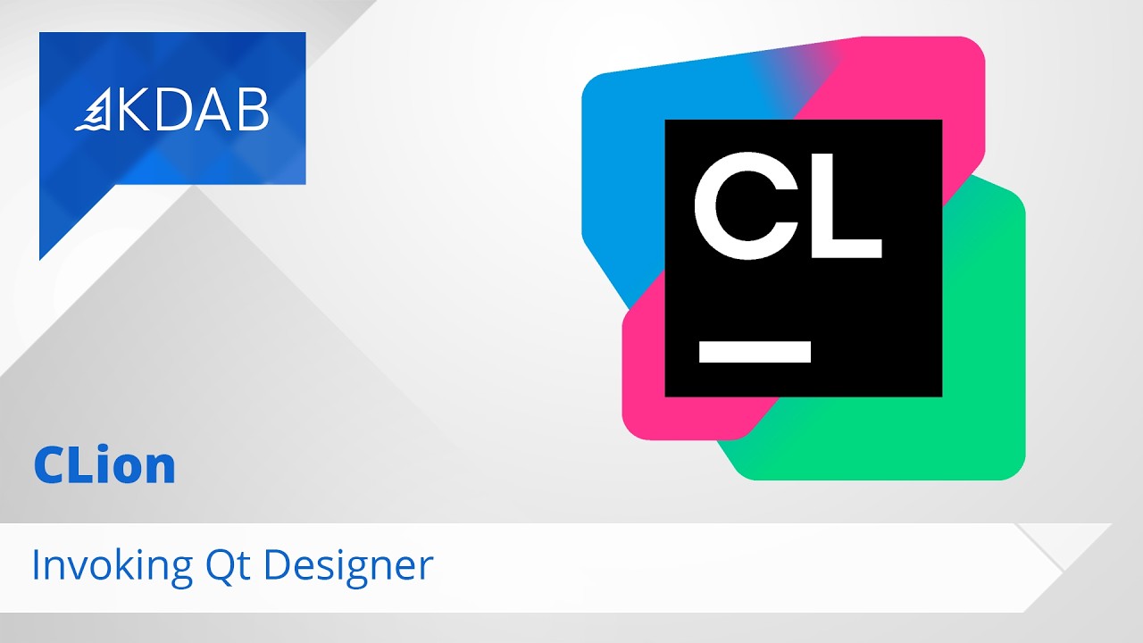 CLion + Qt Designer: Open .ui Files from Your C++ Code