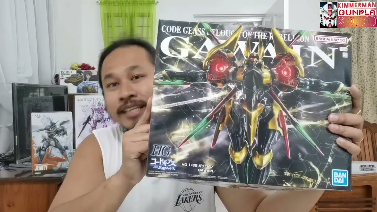 Code Geass - GAWAIN HG - Bandai Code Geass Model Kit UNBOXING [119]