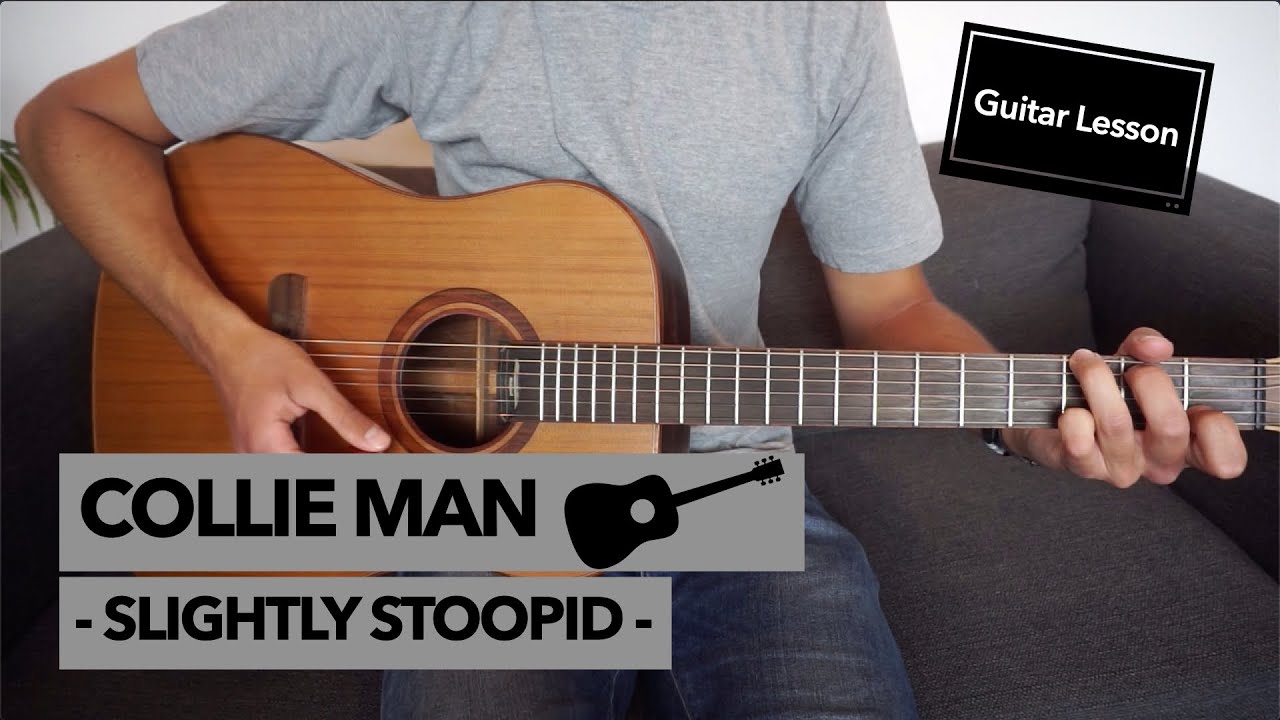 Collie Man - Slightly Stoopid // Guitar Lesson (CORRECT WAY) (Rhythm + Lead Guitar Tab)