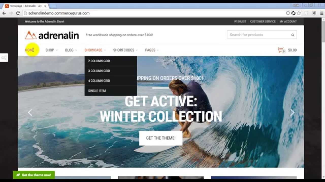 Adrenalin - Multi-Purpose WooCommerce Theme Preview