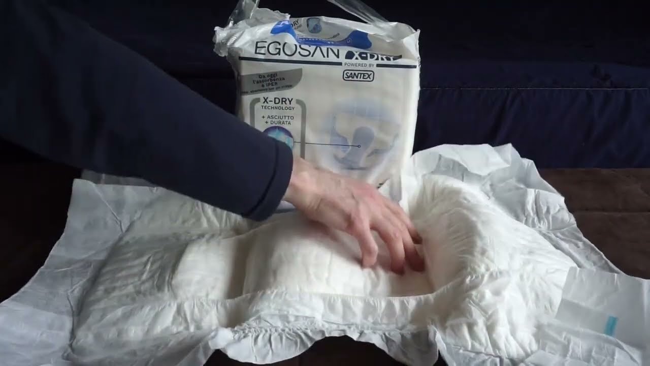 Egosan X-Dry Adult Diaper Unboxing / Capacity Test