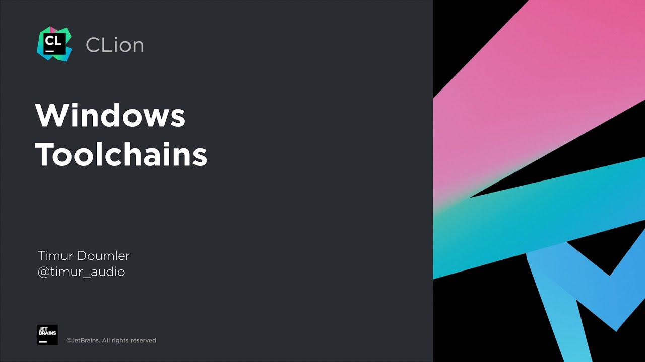 Windows Toolchains in CLion