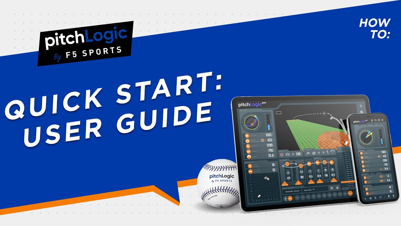 pitchLogic by F5 Sports Pitching System Quick Start User Guide