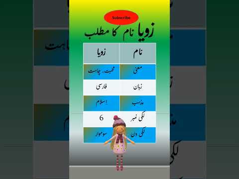 Zoya Name Meaning | Zoya Nam ka matlb #muslimgirlsnames
