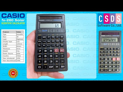 Casio fx-260 Solar Calculator Emulator and Free download Link