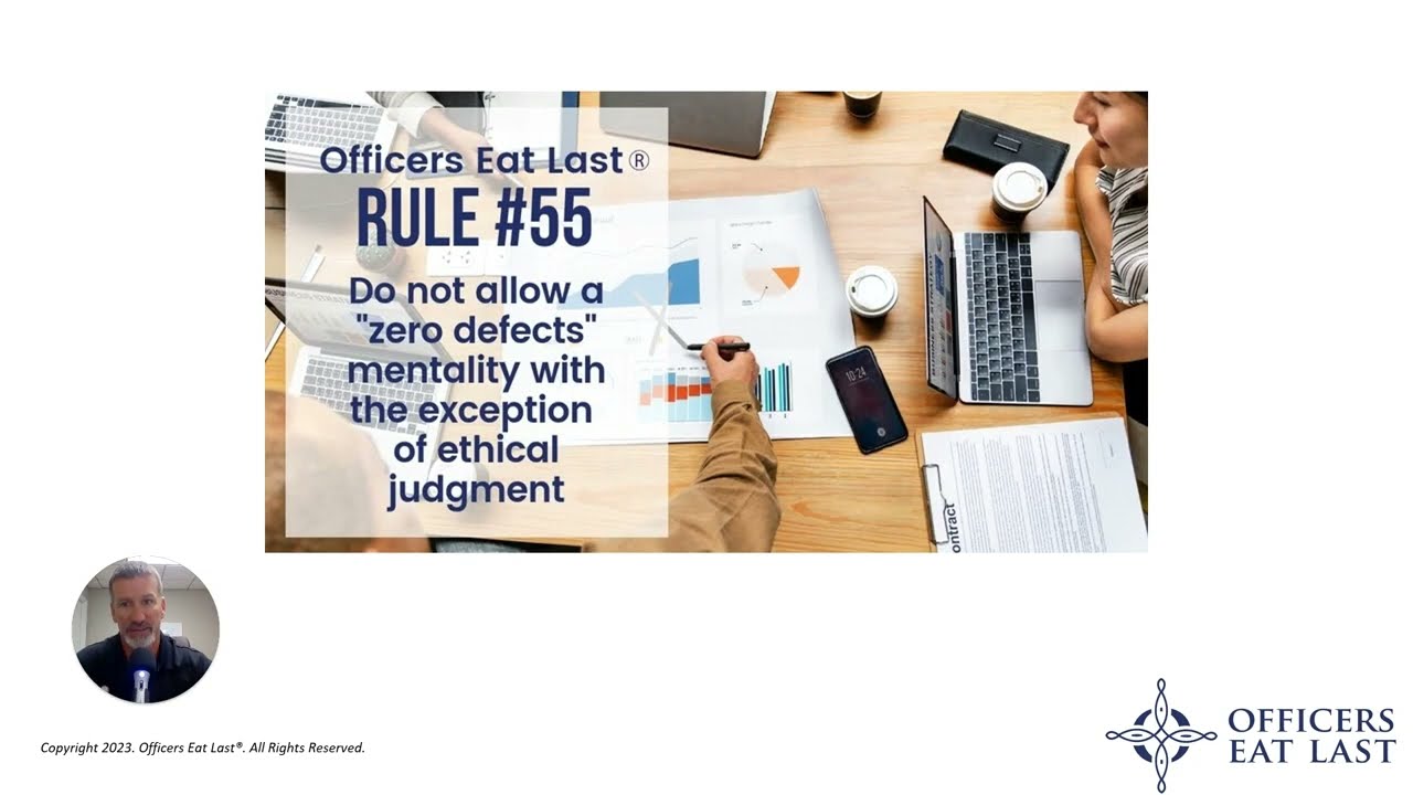 Do Not Allow a Zero Defects Mentality