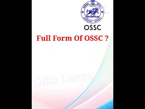 Full form of ssc/ full form of ossc / ssc and ossc full form in English / #ossc
