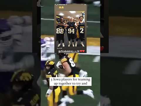 Iowa’s football team just added more diversity! #shorts #iowa