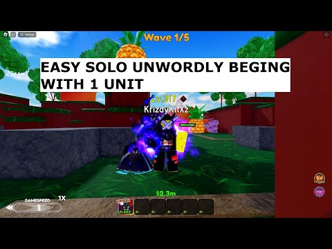 Roblox - Easy Unwordly Beging With 1 Unit (Griffin) - ASTD | Mizuki Yukino