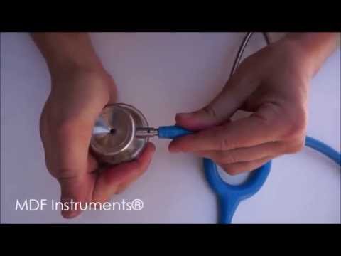 How to Replace the Headset and Tubing on a MDF® Instruments Stethoscope