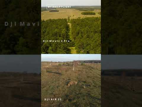 Quick Drone Duel: DJI AIR 2 vs. MAVIC 2 PRO in Under a Minute! #shorts