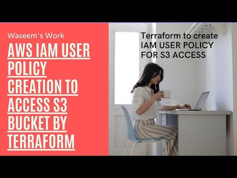 Terraform to create an AWS IAM User policy for S3 bucket