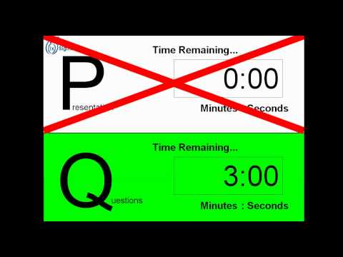 10 Minute Presentation Timer