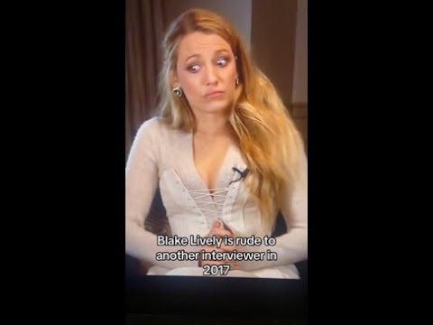 Blake Lively caught 'terrorising' another journalist during interview