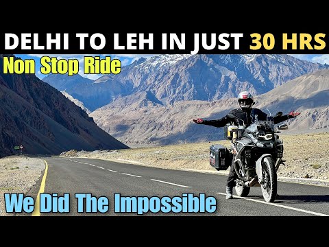 DELHI TO LEH NON STOP 1300 KMS IN 30 HRS | EP-01| DELHI-SRINAGAR-LEH | BMW F850 GSA | LADAKH 2023