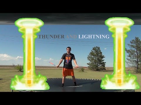 Thunder and Lightning Nunchucks
