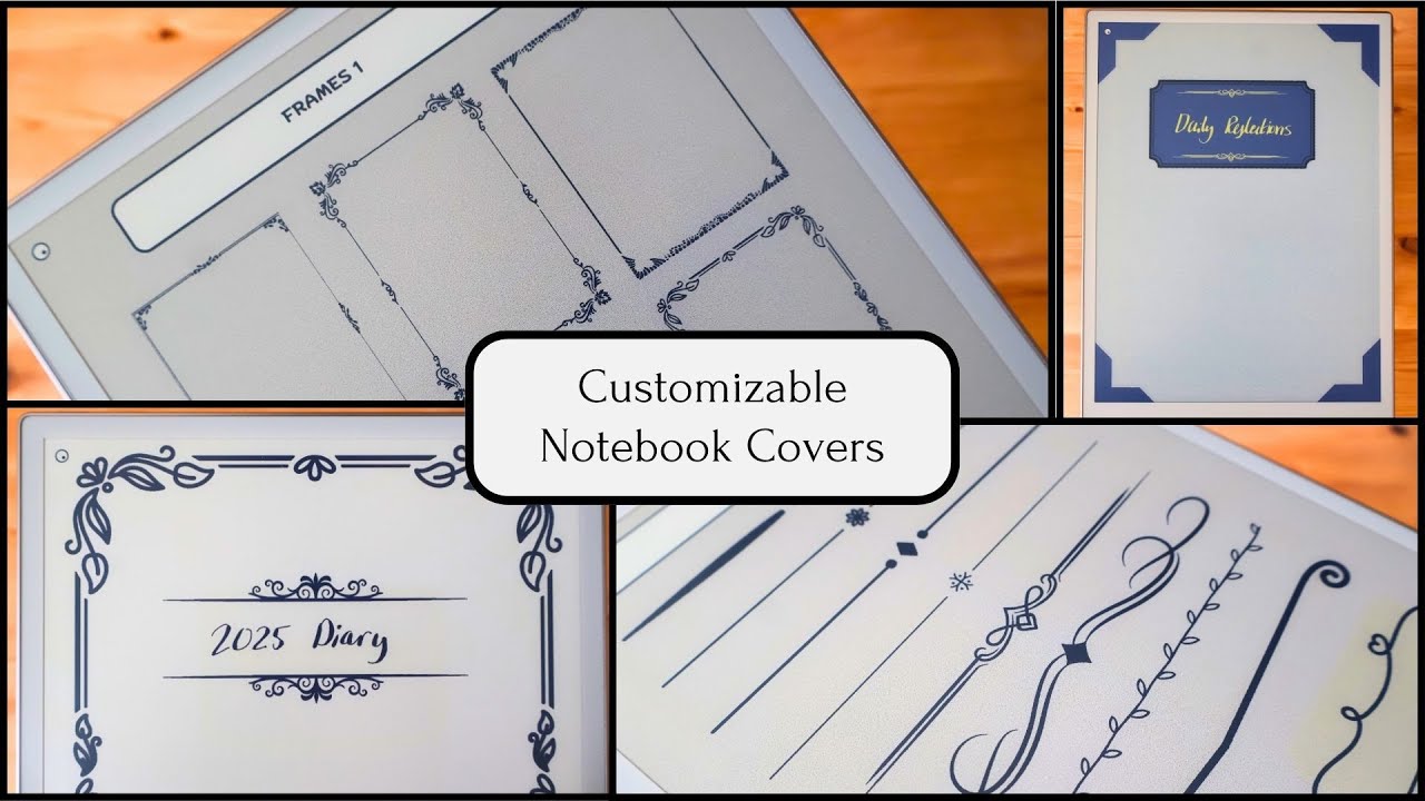 Create Notebook Covers on Your reMarkable (No need for PDFs!)
