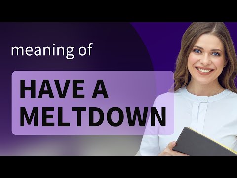 Understanding the Phrase "Have a Meltdown": A Guide for English Learners