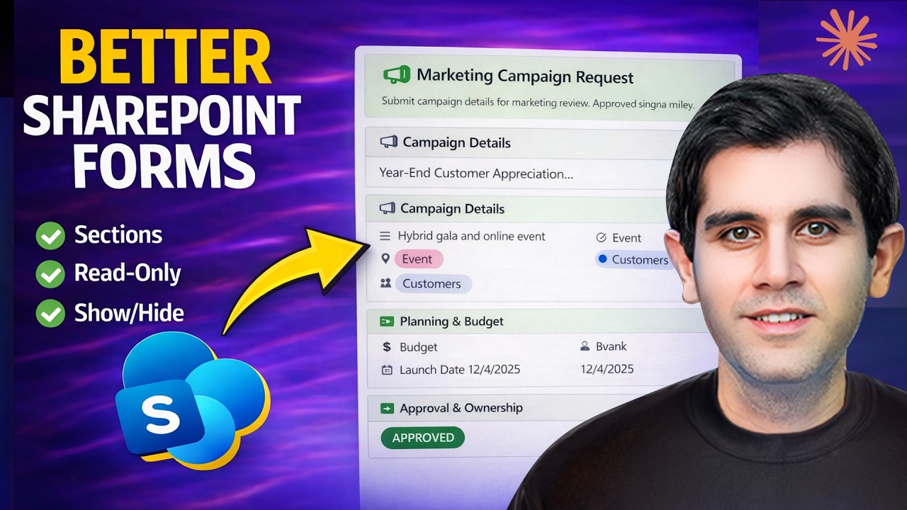 Make SharePoint Forms 10× Better with JSON (Sections, Read-Only & Conditional Fields) + Claude AI