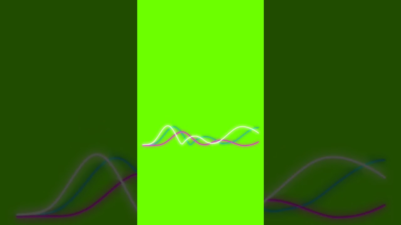 music waves #greenscreenvideo #greenscreen #chromakey