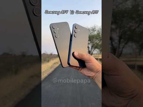 Samsung A54 and A55 Comparison đ¤đ¤ŗđ¤ #shorts #samsunga54 #samsunga55
