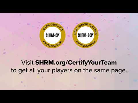Gain the power of SHRM Certification, multiplied.