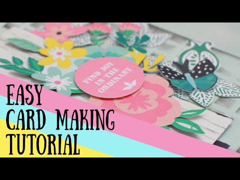 DIY card making tutorial – Crafts Corner