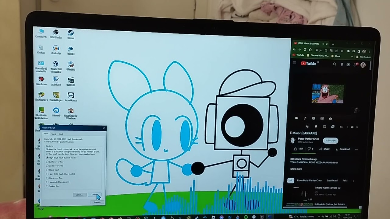 E Minor Earrape Has BSOD