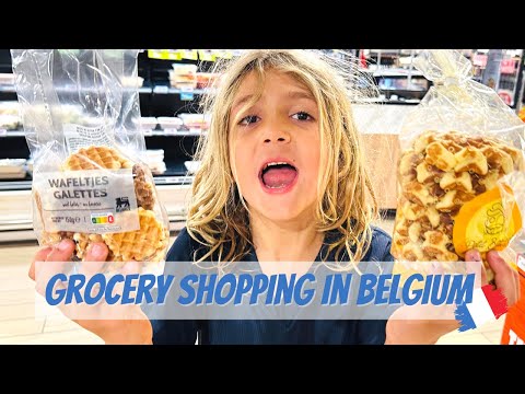 Our family grocery shopping experience in the BELGIUM