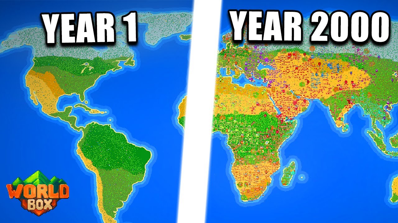 I Made Humans Colonize Earth For THOUSANDS Of Years - Worldbox