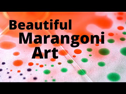 The Beautiful Marangoni effect. Marangoni bursting is amazing.